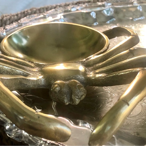 Accents | New Halloween Gold Spider Bowl | Poshmark
